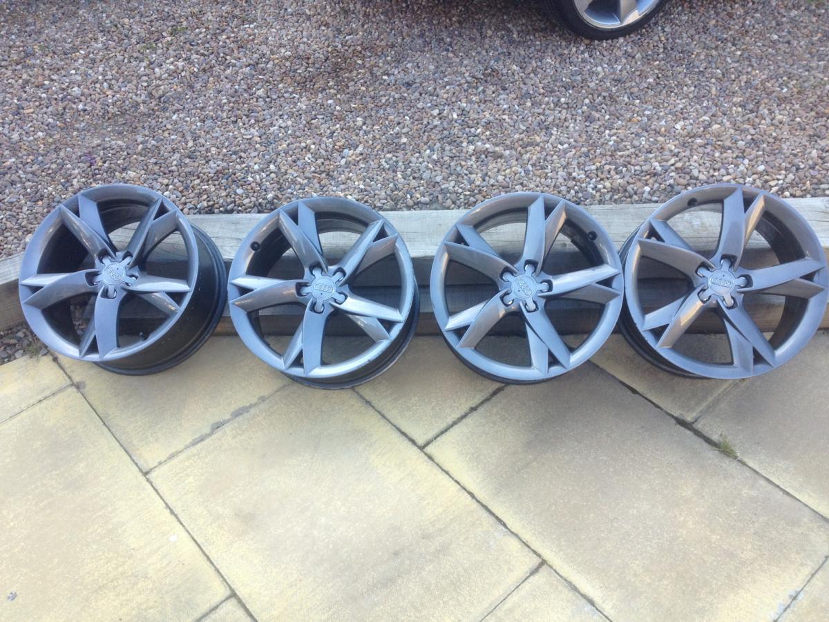 original audi a5 19" graphite grey alloys for sale - Audi Parts and ...