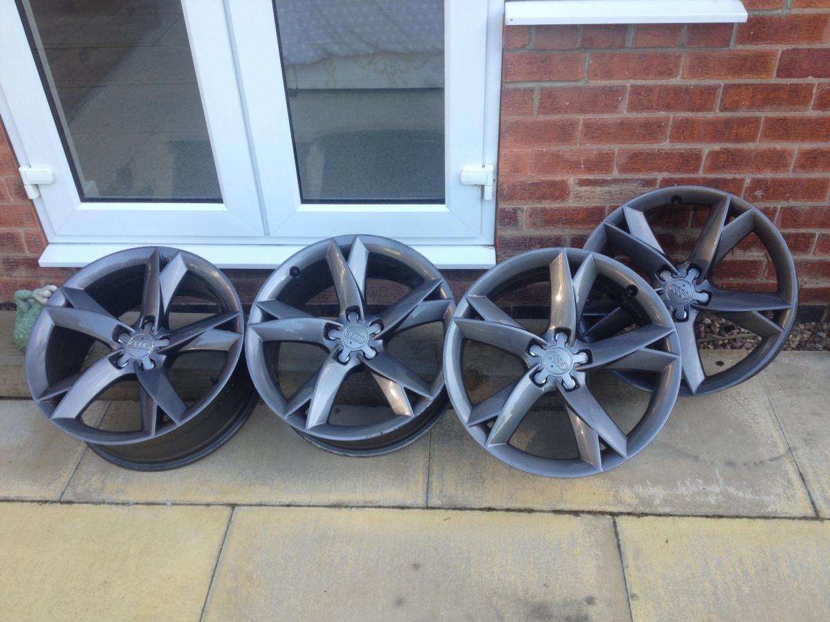 original audi a5 19" graphite grey alloys for sale - Audi Parts and ...