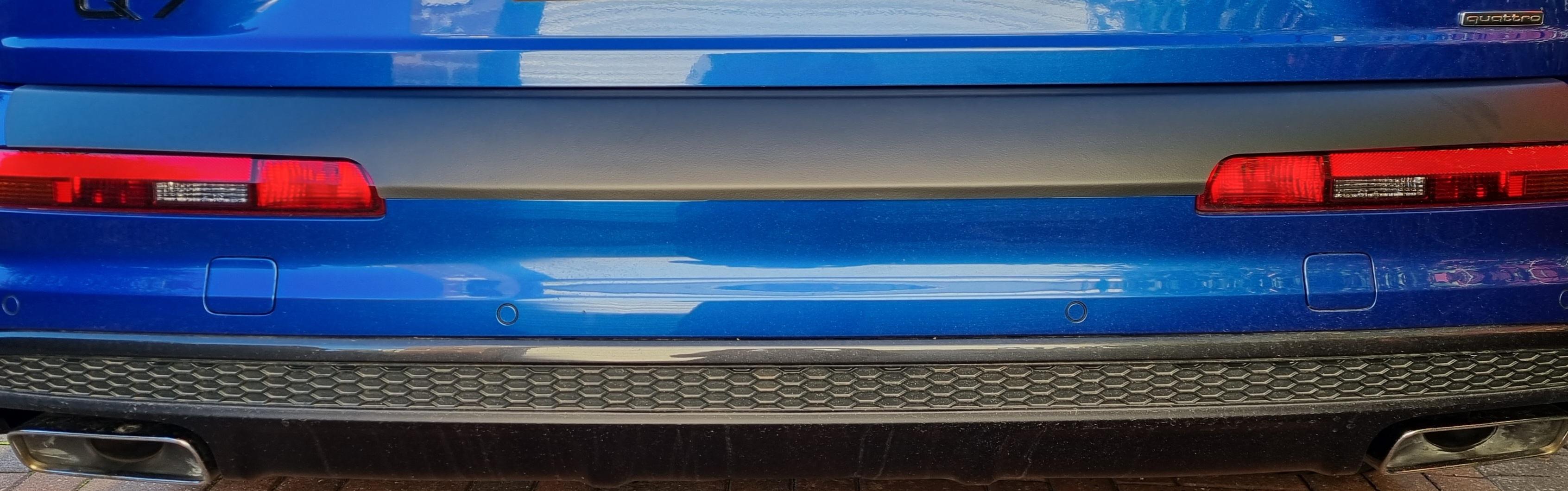 Q7 2015> moulded rear bumper protector - Audi Parts and Accessories For ...