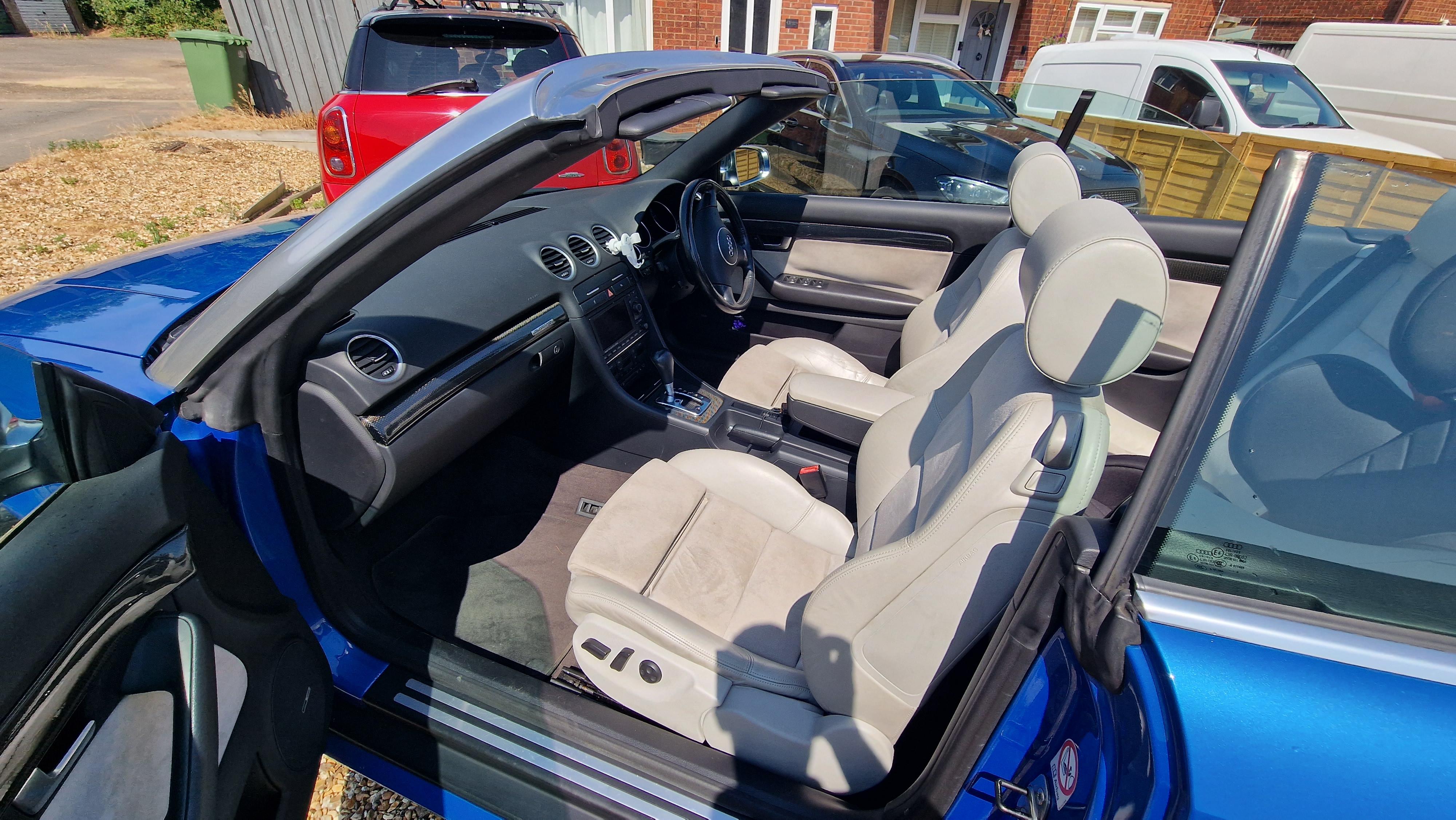 New member Sprint blue S4 cab - New Members Introductions - Audi Owners ...